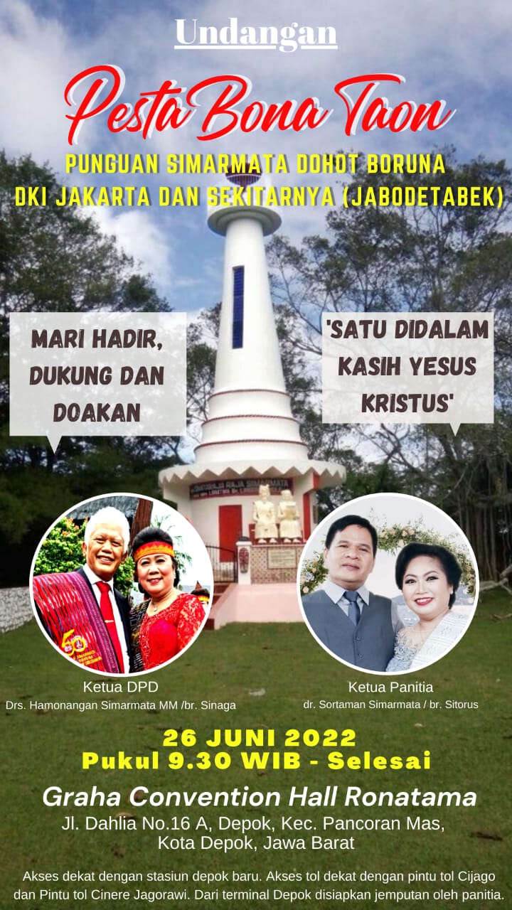 Bonataon Punguan Simarmata dohot boruna DKI Jakarta dan sekitarnya ...